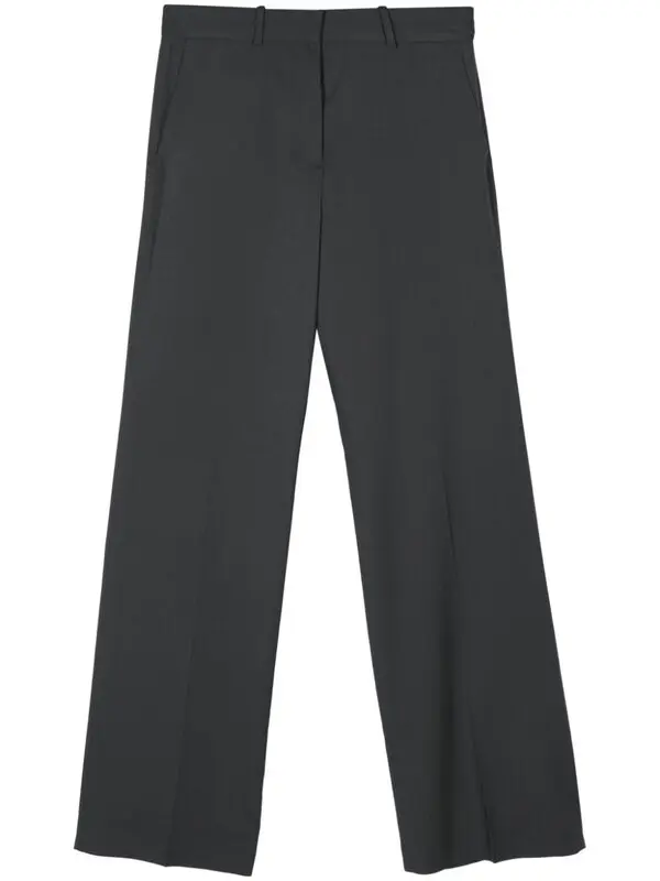 JOSEPH Morissey Gabardine Weave Trousers - Grey