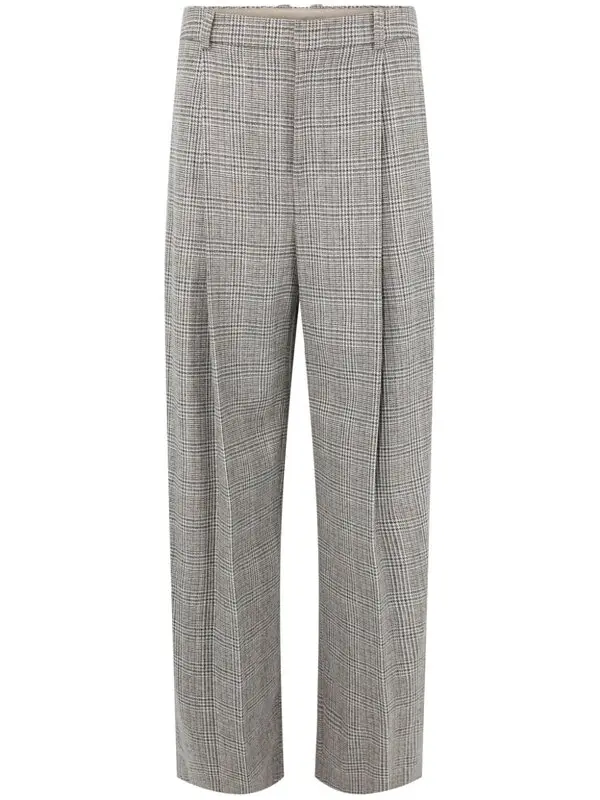 Vince Plaid-check Trousers
