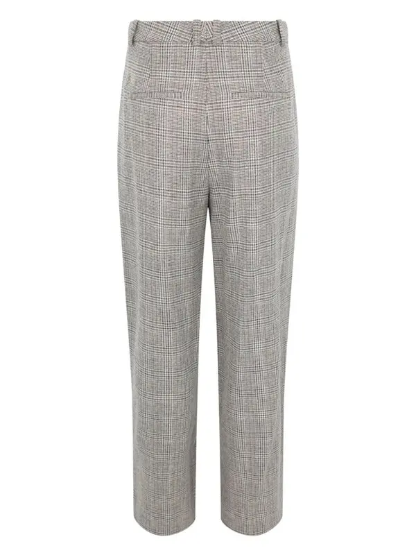 Vince Plaid-check Trousers