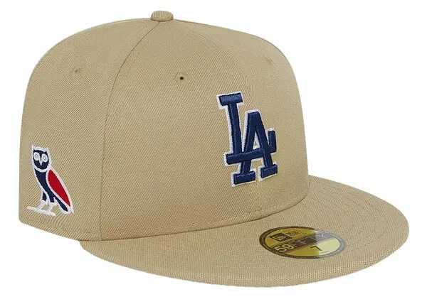 OVO X Mlb La Dodgers New Era Cap - Tan
