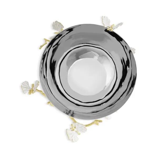 Michael Aram Butterfly Ginkgo Gold Serving Bowl - Silver