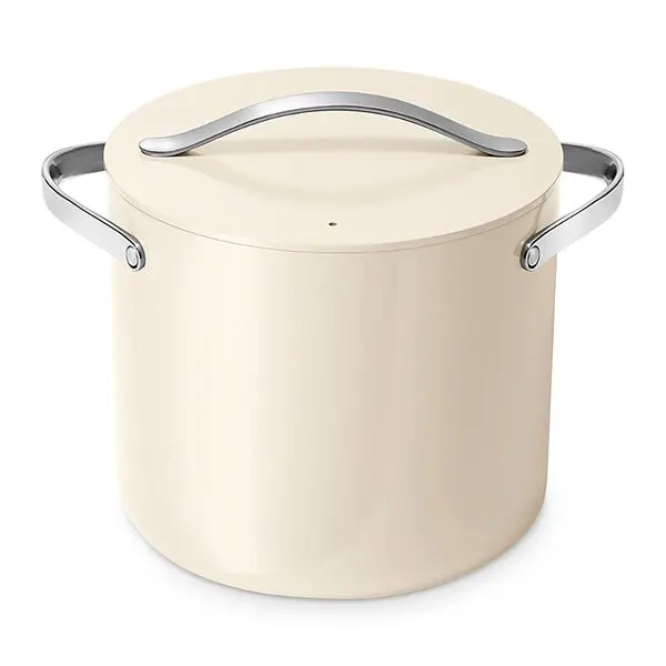 CARAWAY Cookware+ Stock Pot With Lid - Cream