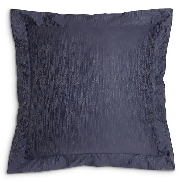 Frette Rays Euro Sham - Tidal Blue/slate Grey