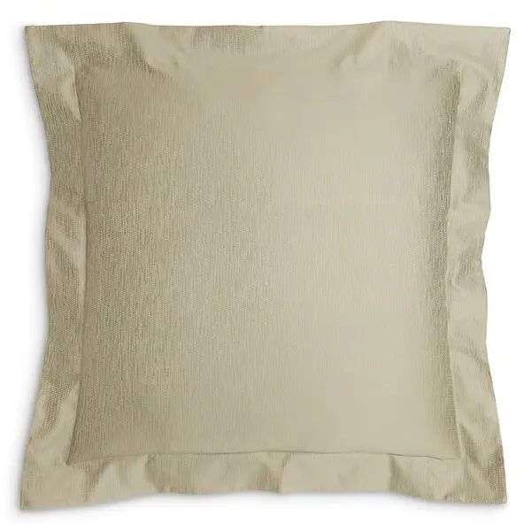 Frette Rays Euro Sham - Tranquil Green/beige