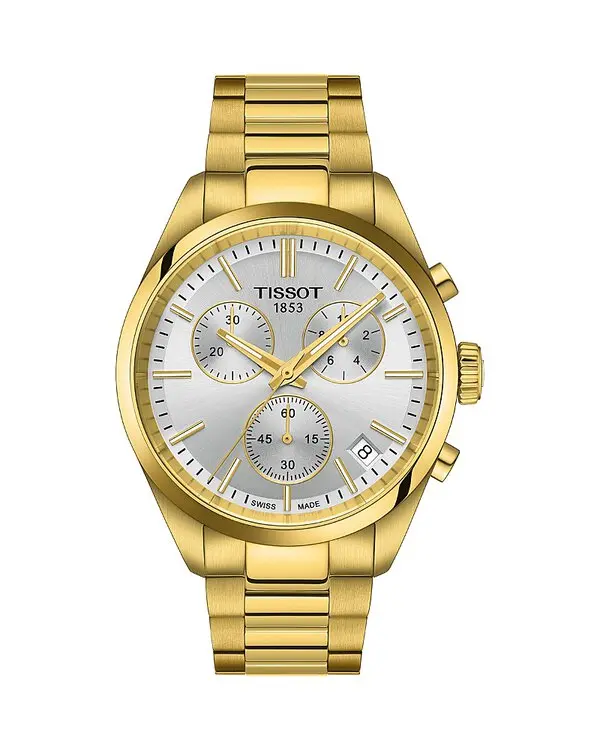 TISSOT Pr 100 Chronograph, 40mm - Silver/gold
