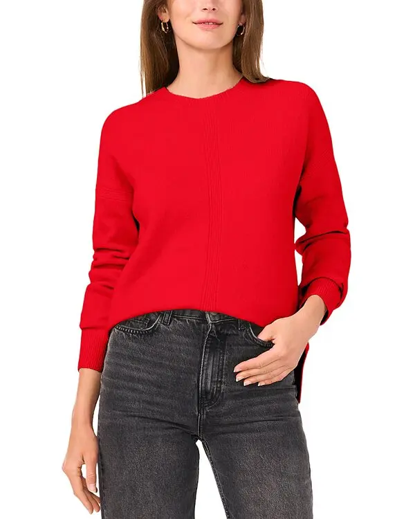Vince Camuto Center Seam Crewneck Sweater