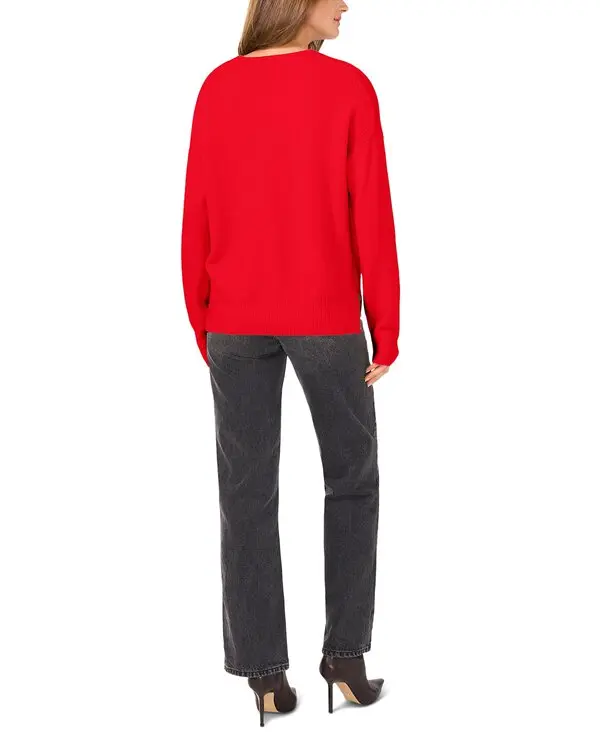 Vince Camuto Center Seam Crewneck Sweater