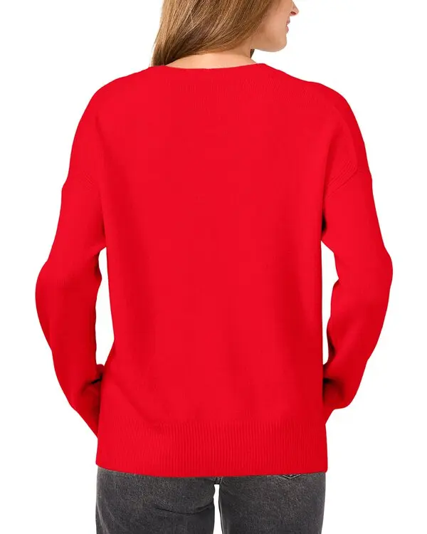 Vince Camuto Center Seam Crewneck Sweater