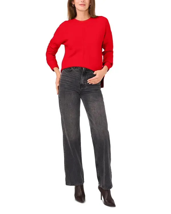 Vince Camuto Center Seam Crewneck Sweater