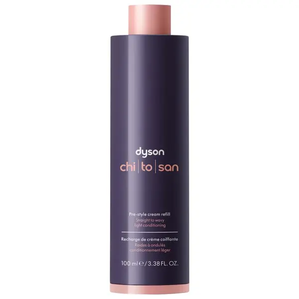 DYSON Chitosan Pre-styling Hair Cream For Flexible Hold - Straight To Wavy Hair, Light Conditioning Refill