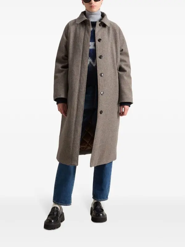 Woolrich Loro Piana Houndstooth Coat