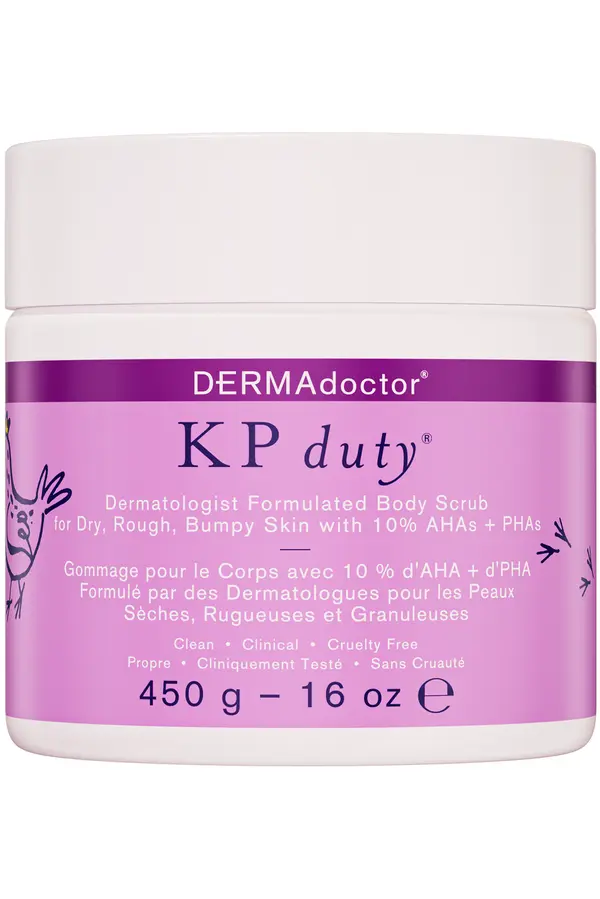 DERMADOCTOR Kp Duty Bump Eraser Body Scrub Dermatologist Formulated Exfoliant For Keratosis Pilaris And Dry, Rough, Bumpy Skin With 10% Ahas + Phas - Aqua