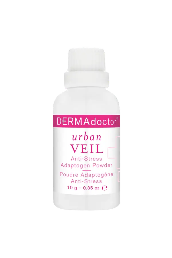 DERMADOCTOR Urban Veil Dermatologist Formulated Anti Stress Antioxidant Powder With Niacinimide B3, Vitamin C And Elderberry - Aqua