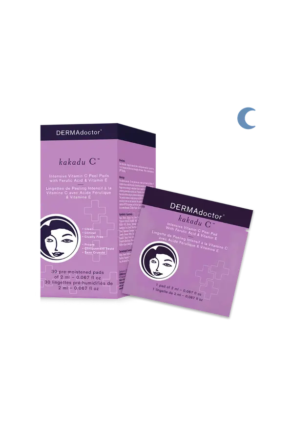 DERMADOCTOR Kakadu C Face Crème &amp Peel Pad Duo - Aqua