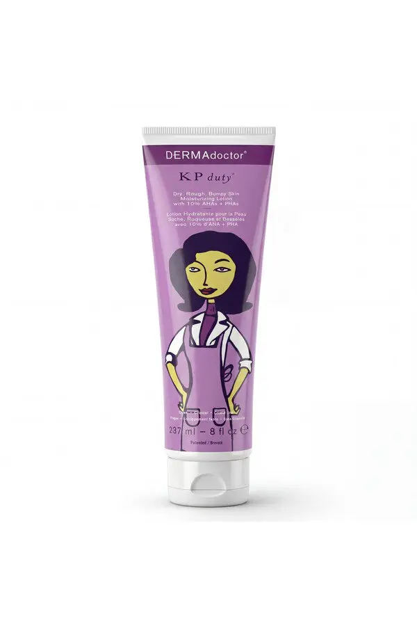 DERMADOCTOR Kp Duty Moisturizing Body Lotion Keratosis Pilaris, Dry, Rough, And Bumpy Skin, With 10% Ahas + Phas - Aqua
