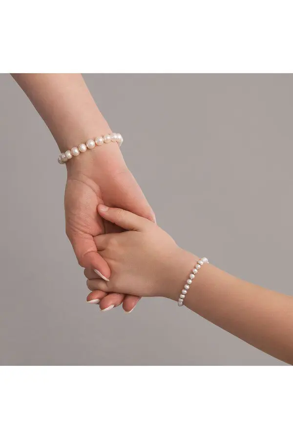 Lagos Luna Mother And Child Pearl Bracelet Set