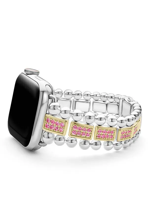 Lagos Smart Caviar Watch Bracelet - Pink