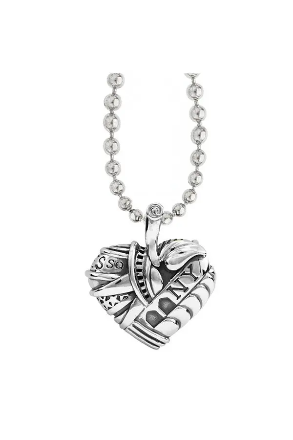 Lagos Hearts Of Heart Of New York Pendant Necklace - Silver