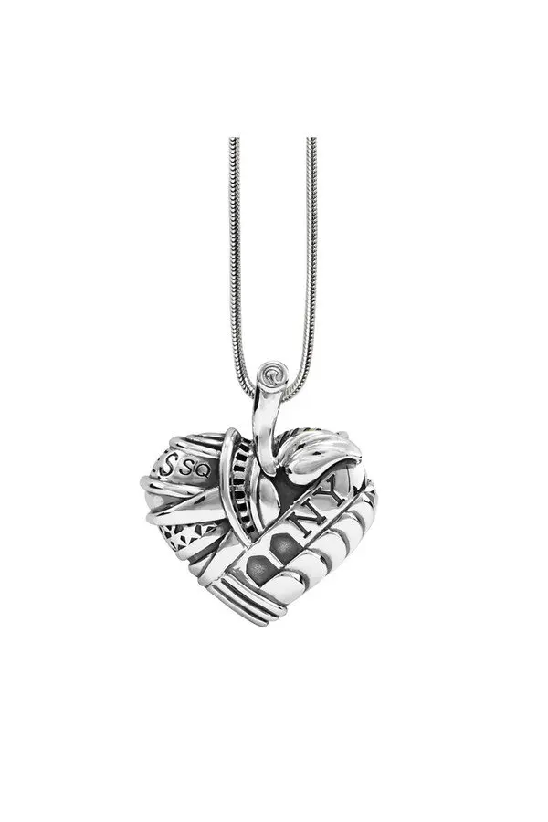 Lagos Hearts Of Heart Of New York Pendant Necklace - Silver