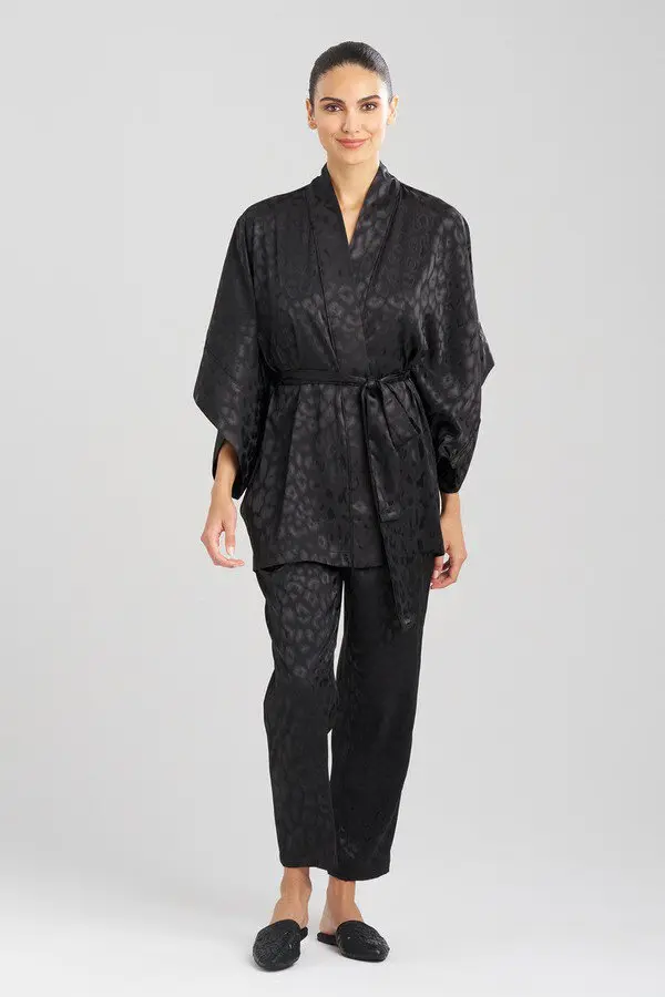 Natori Decadence Belted Wrap - Black