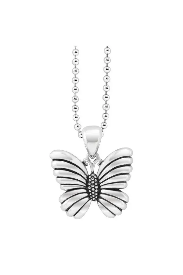 Lagos Rare Wonders Butterfly Pendant Necklace - Silver