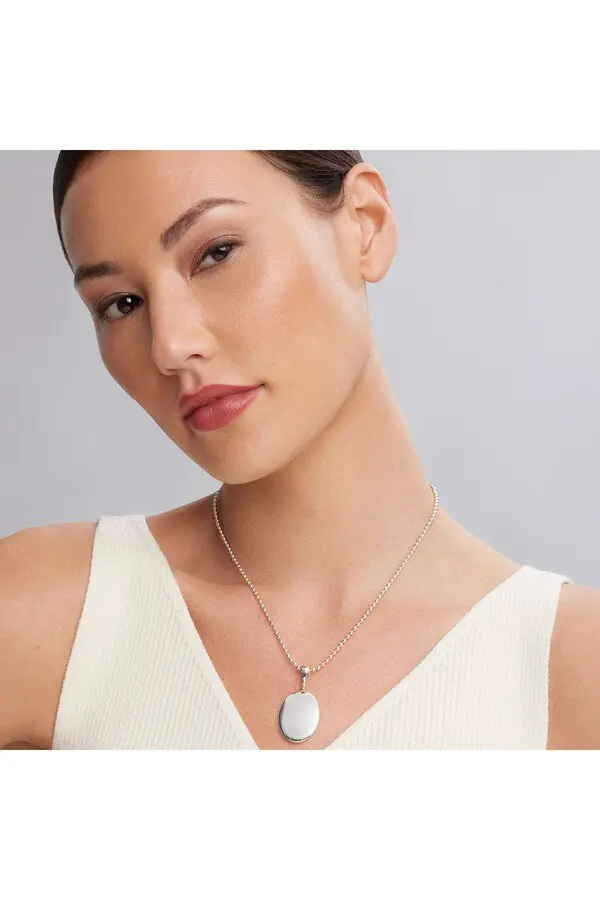 Lagos Beloved Oval Pendant Necklace