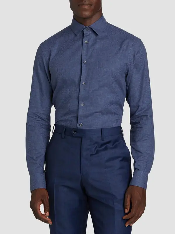 Giorgio Armani Textured Cotton Shirt