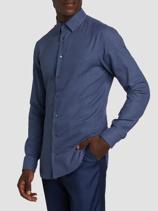 Giorgio Armani Textured Cotton Shirt