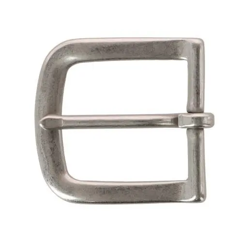 Trafalgar 32mm Solid Brass Single Prong Buckle - Silver