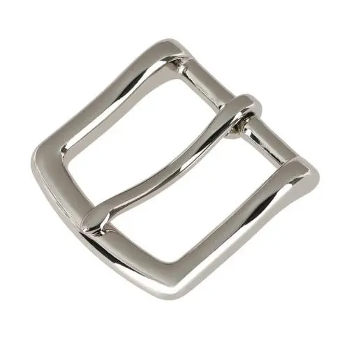 Trafalgar 32mm Polished Single Prong Buckle - Silver