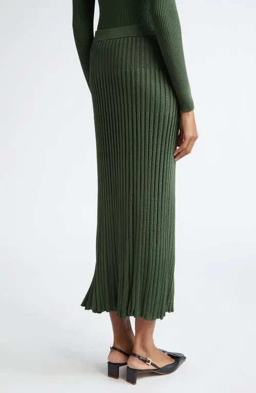 Zimmermann Rib Midi Sweater Skirt