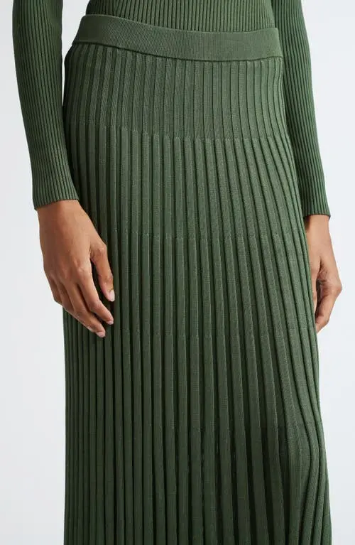 Zimmermann Rib Midi Sweater Skirt