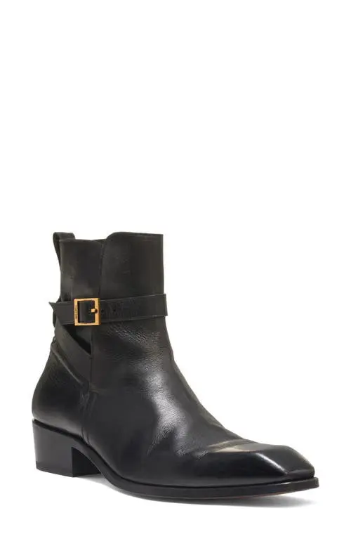 TOM FORD Kenneth Buckle Ankle Boots - Black