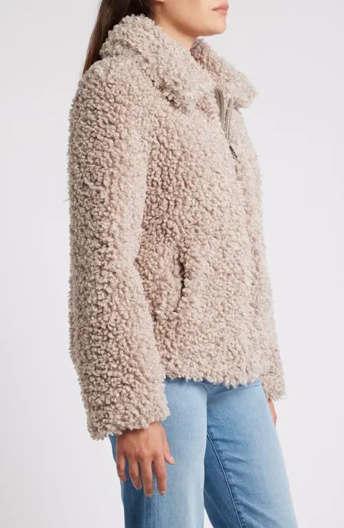 Sam Edelman Faux Fur Jacket - Taupe