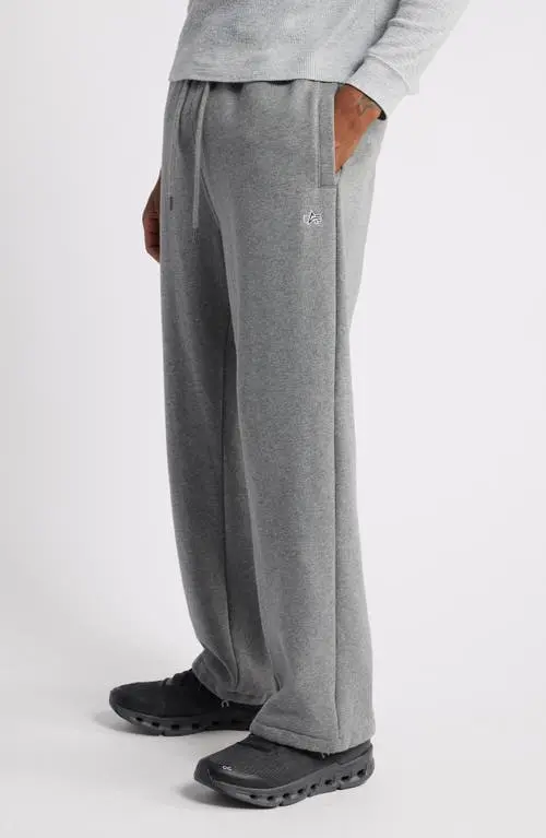 Alpha Industries Essential Drawstring Sweatpants - Medium Charcoal Heather
