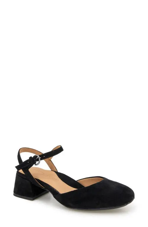 Gentle Souls By Kenneth Cole Lucinda Pump In Black Suede 61% Off