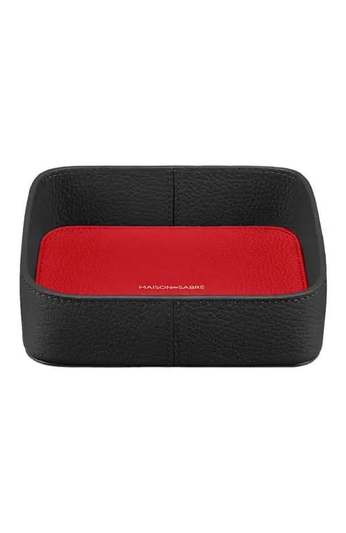 MAISON DE SABRE The Catchall Tray - Rouge Noir
