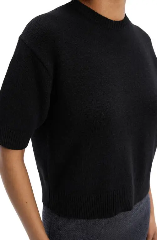 Theory Short Sleeve Cashmere Sweater
