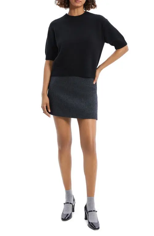 Theory Short Sleeve Cashmere Sweater