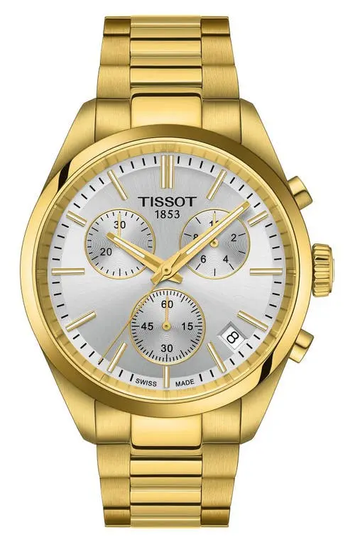 TISSOT Pr100 Chronograph Bracelet Watch - Gold