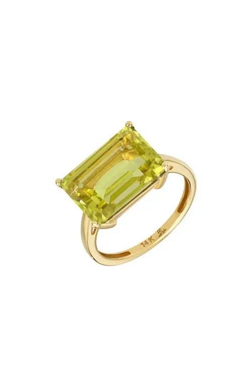 Bony Levy 14k Gold Statement Ring - 14k Yellow Gold - Citrine