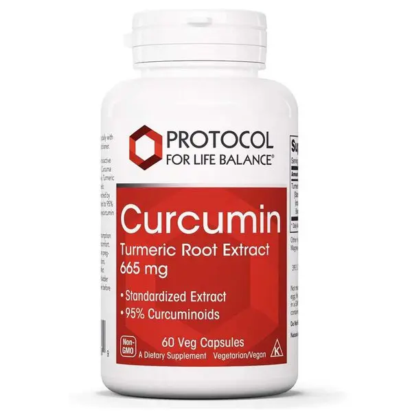 PROTOCOL FOR LIFE BALANCE Protocol Curcumin 665mg 60 Capsules - One-color