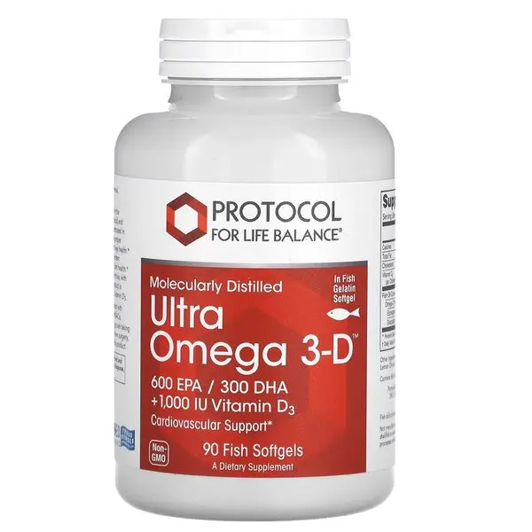 PROTOCOL FOR LIFE BALANCE Protocol Ultra Omega 3-d 90 Softgels - One-color
