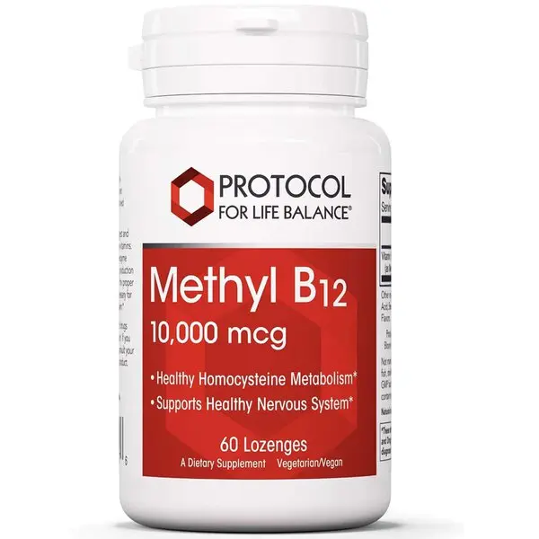 PROTOCOL FOR LIFE BALANCE Protocol Methyl B12 10000mcg 60 Lozenges - One-color