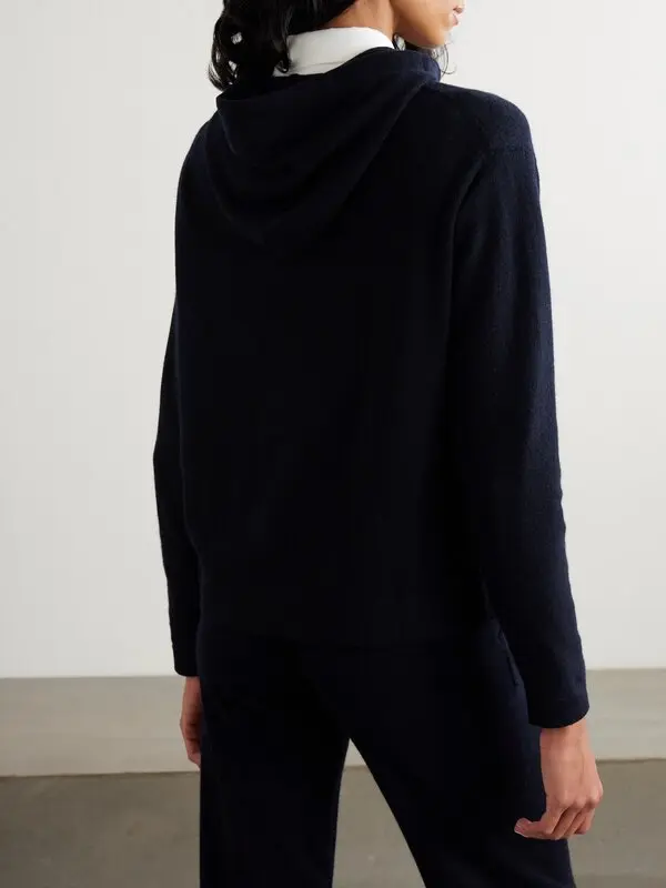 ALLUDE - Allude Wool And Cashmere-Blend Hoodie