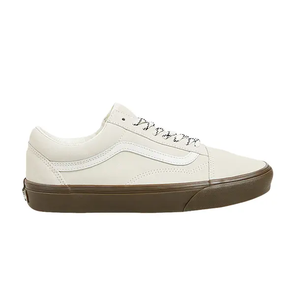 VANS Old Skool Hairy Suede Sneakers - Cream