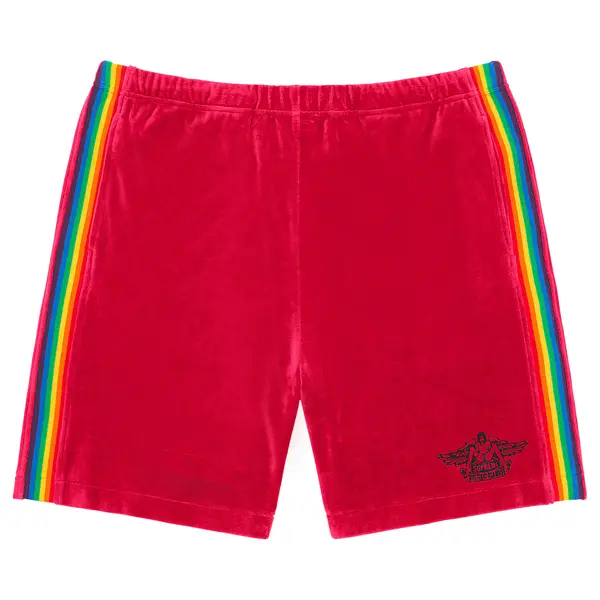 Supreme X Hysteric Glamour Velour Short - Red