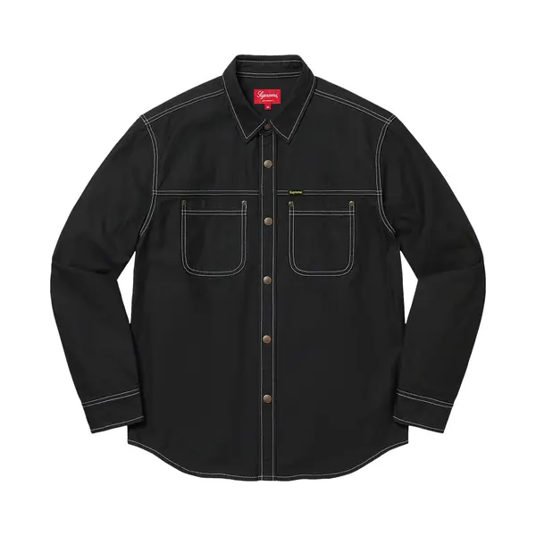 Supreme Snap Work Shirt - Black