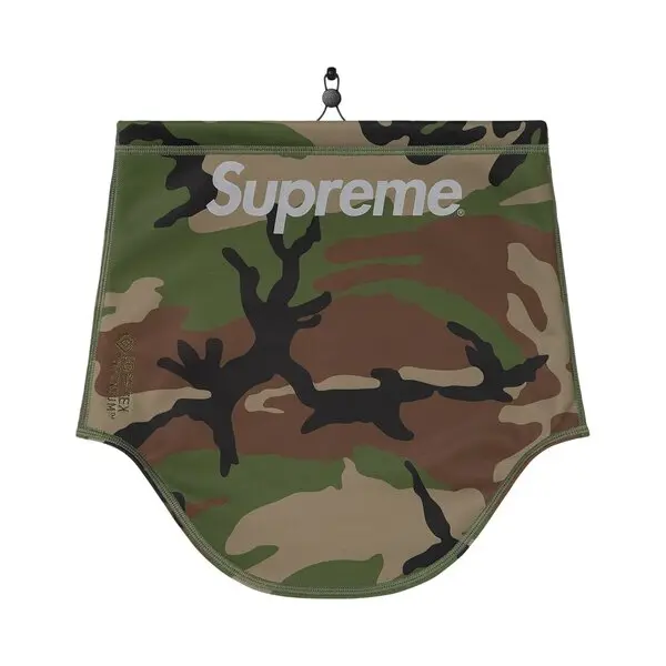 Supreme Windstopper Neck Gaiter 'woodland Camo - Multicolor