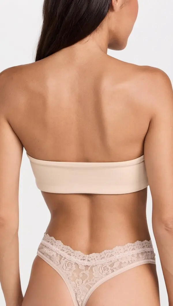 Hanky Panky Signature Lace High Cut Thong - Chai